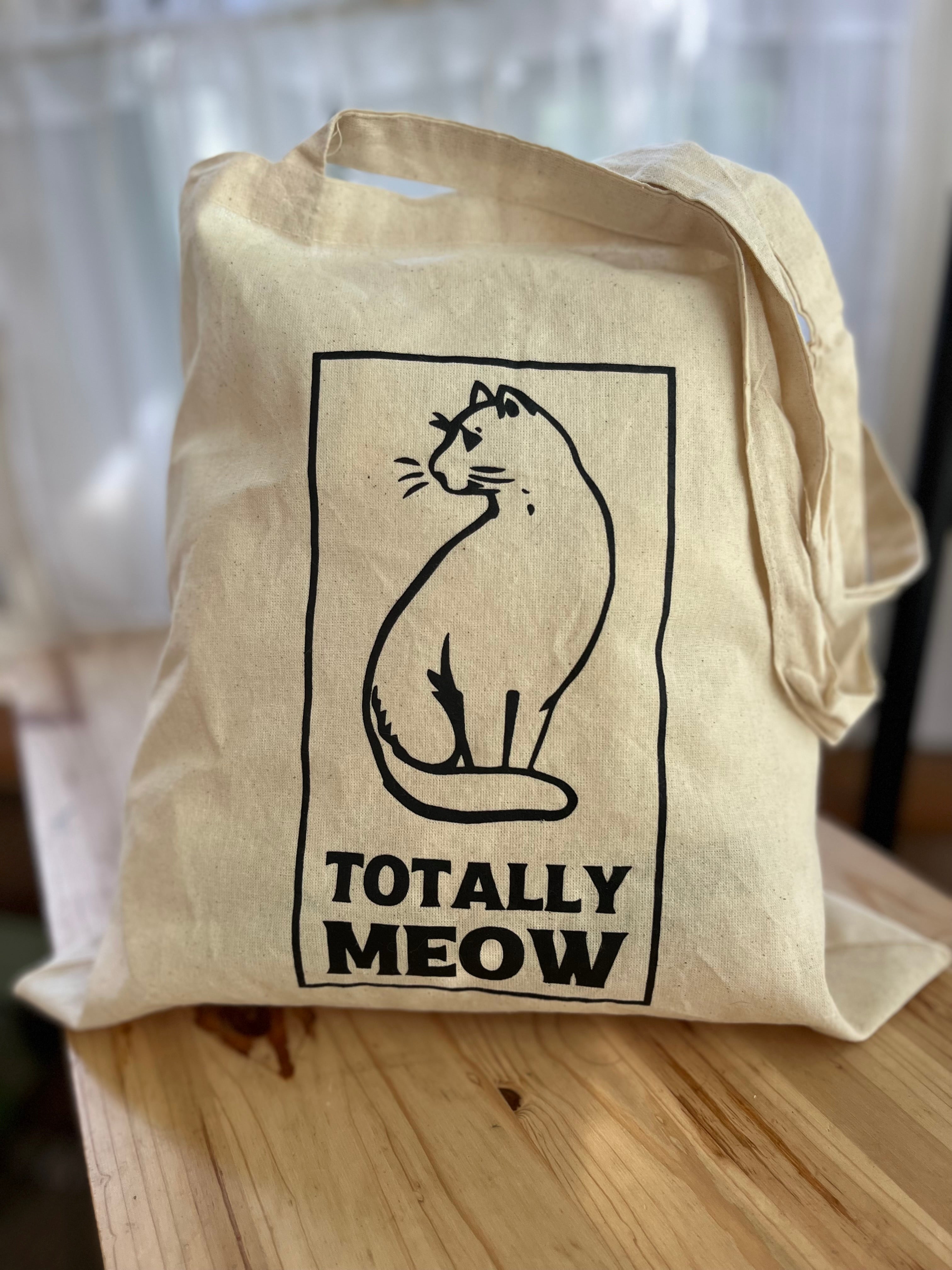 Totally Meow Organic Cotton Reusable Tote
